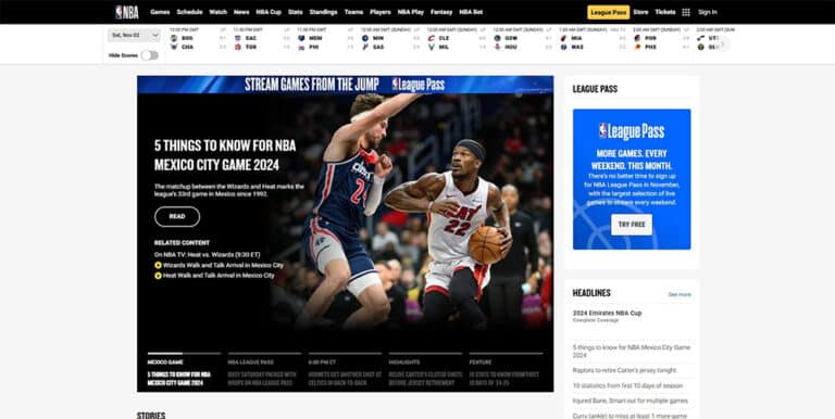 NBA TV live streaming : regarder les matchs NBA en France