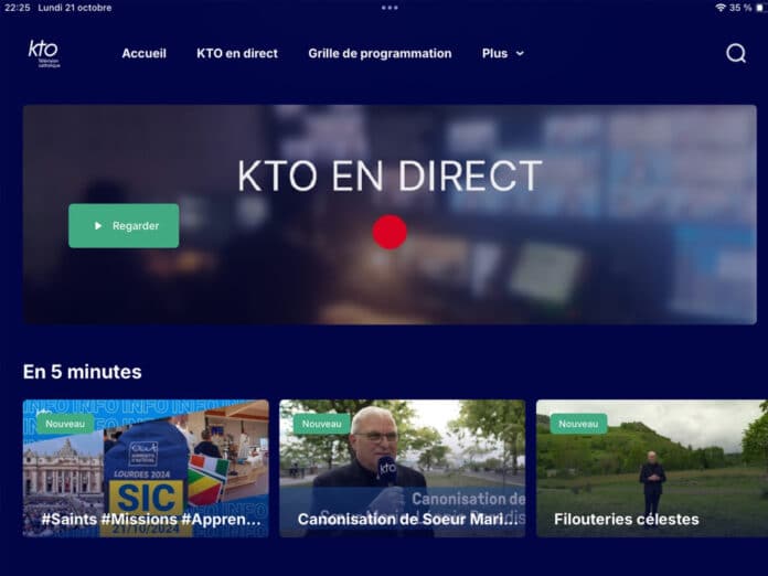 KTO TV : Direct 100% gratuit des programmes en live streaming