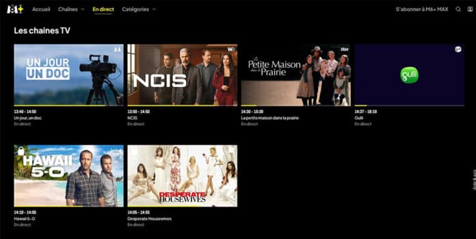 M6+ : plateforme de streaming Live & Replay M6 gratuit (6play)