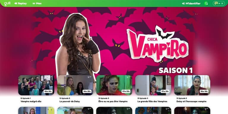 Chica Vampiro en streaming - Gulli Replay gratuit en ligne