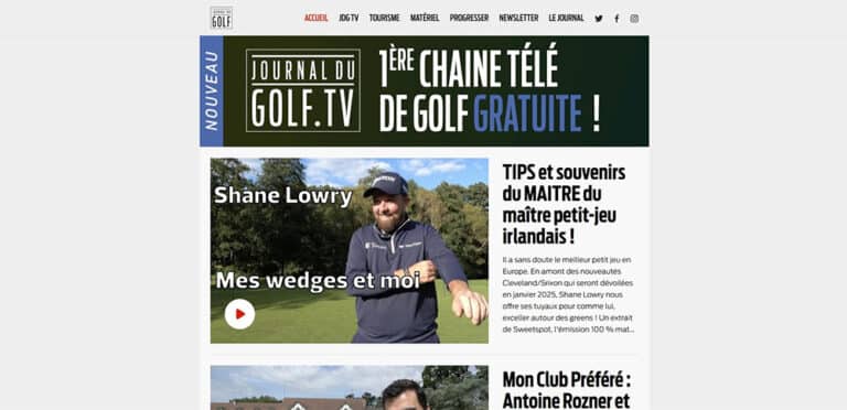 Où regarder le golf en direct à la télévision et sur internet