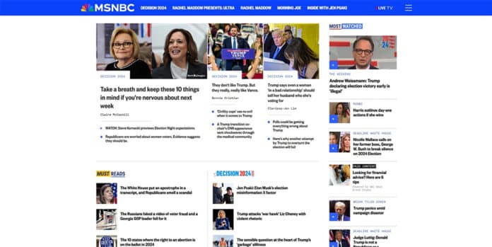MSNBC News : Live streaming de la chaine d'info en France